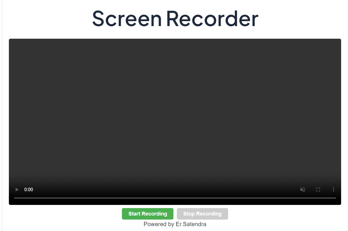 Screen Recorder » SSJ Tools